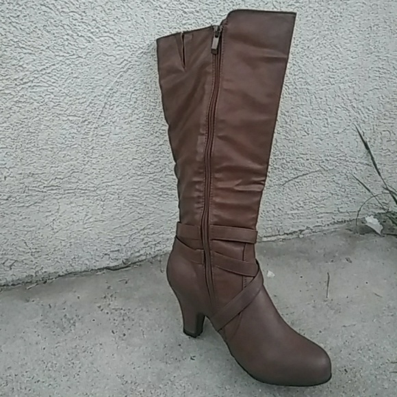 Shoes | New Womens Knee High Brown Color Boots | Poshmark